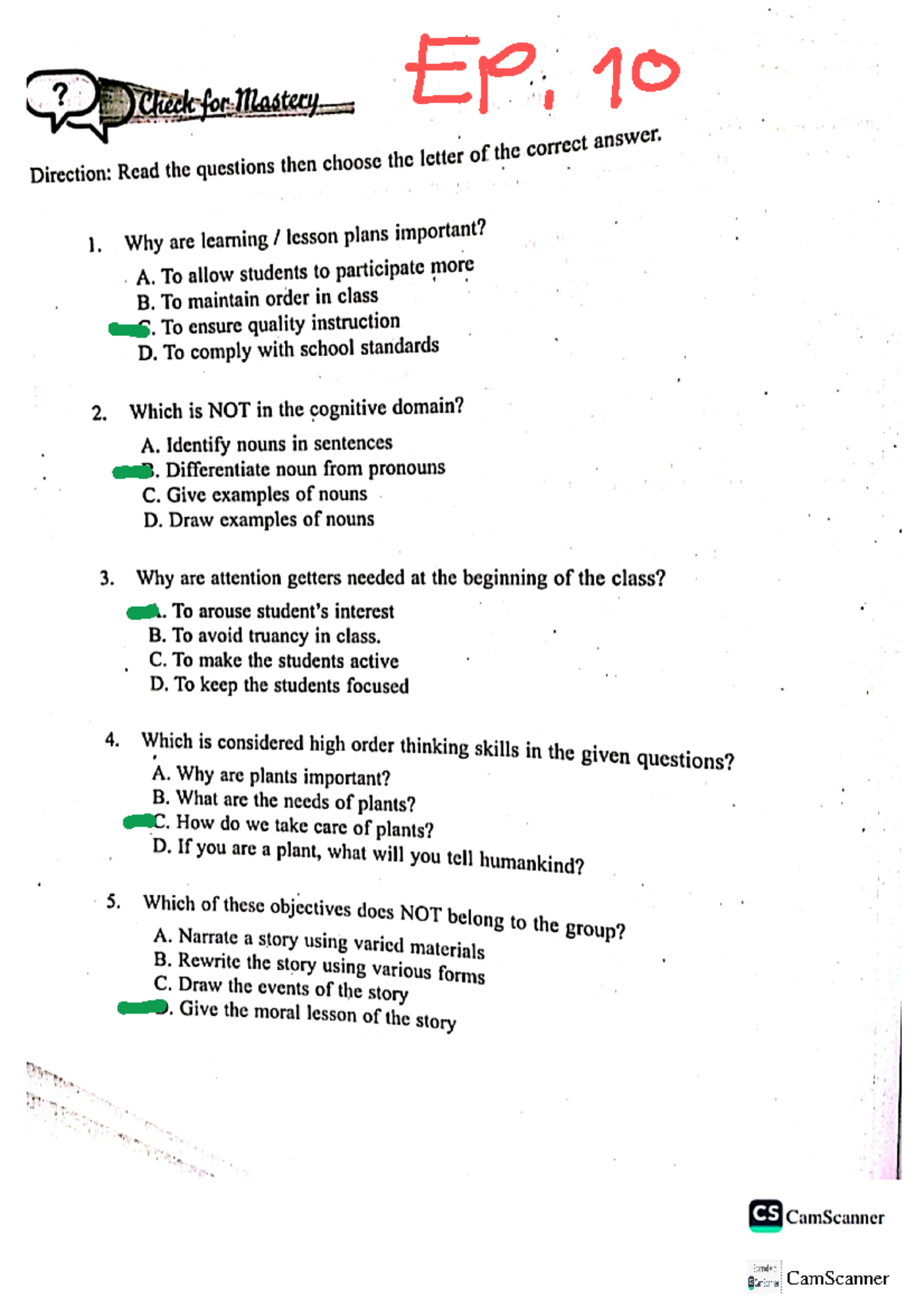 FS2 - Comprehensive Review for Finals: Mastery Check & Key Insights ...