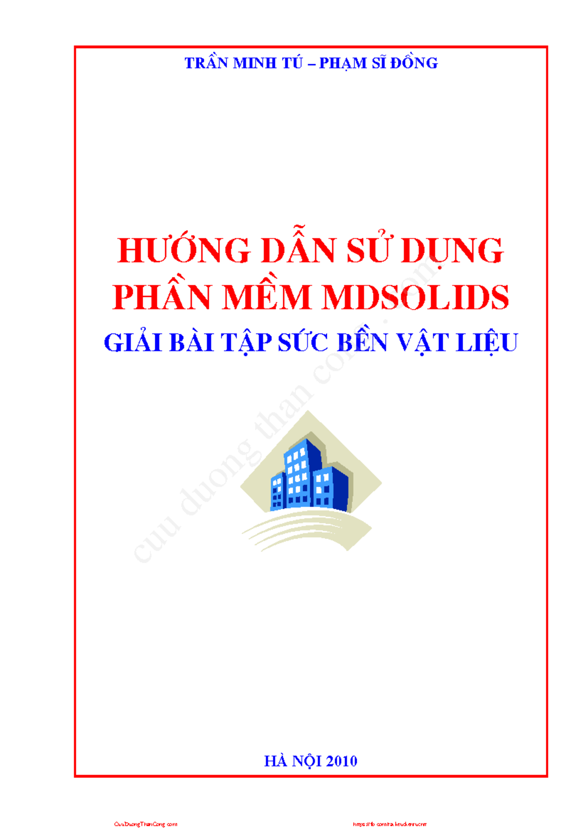 Hướng Dẫn Sử Dụng Phần Mềm MDSolids Giải Bài Tập Sức Bền Vật Liệu - Studocu