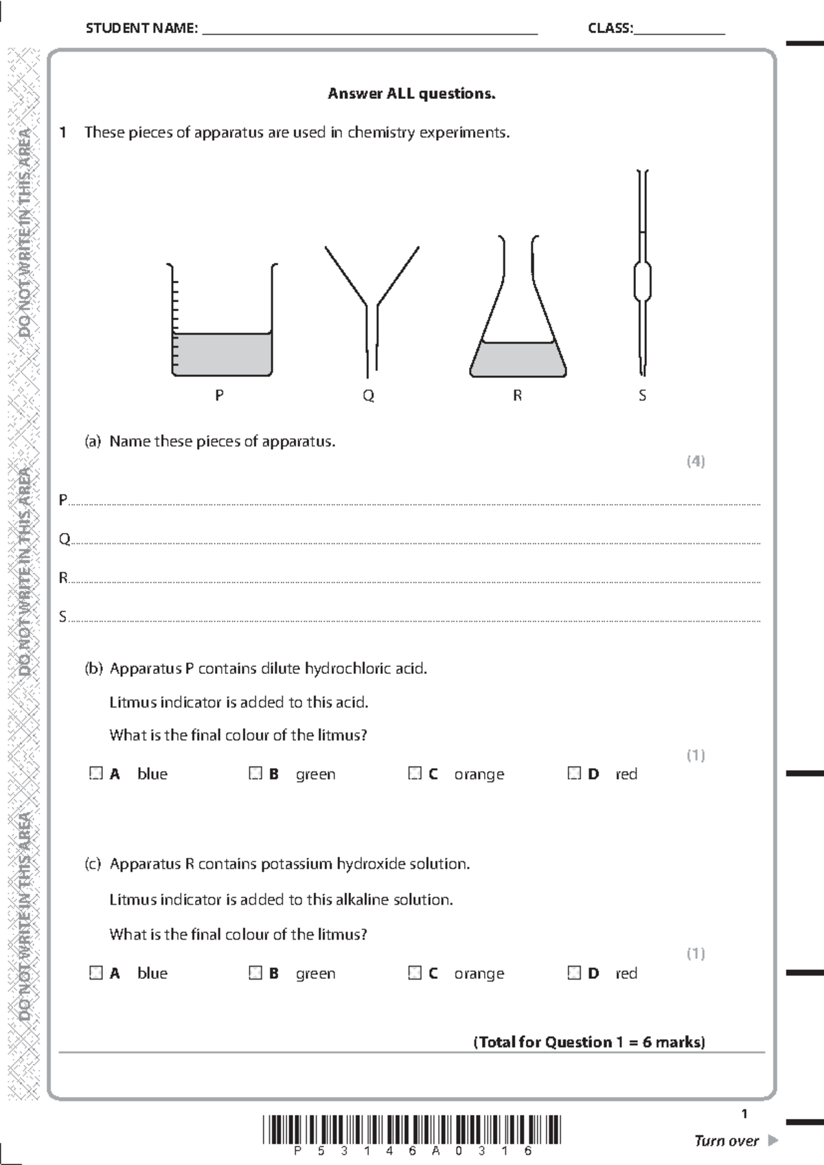 10A CHEM - Chemistry Midterm Exam Questions and Answers - Studocu