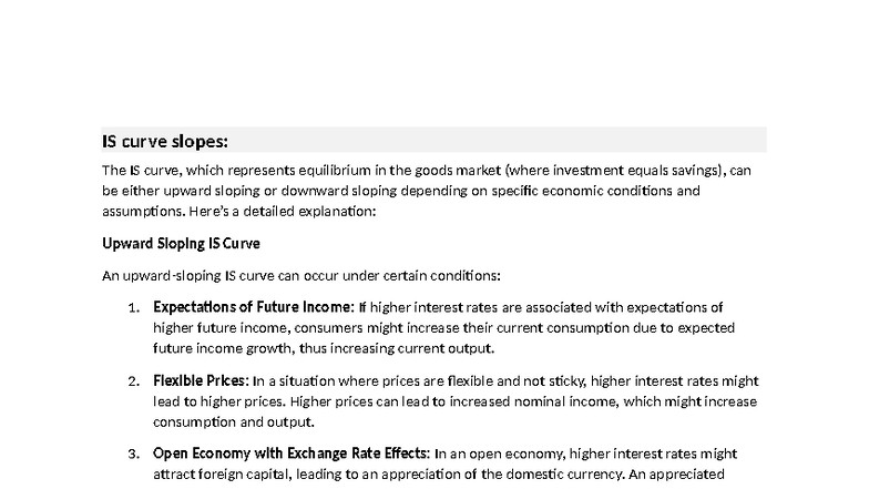 IS-LM-PC Models Explained: Understanding Economic Curves and Shifts ...