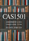 cas1501 - Unisa - accounting sciences diploma - Studocu
