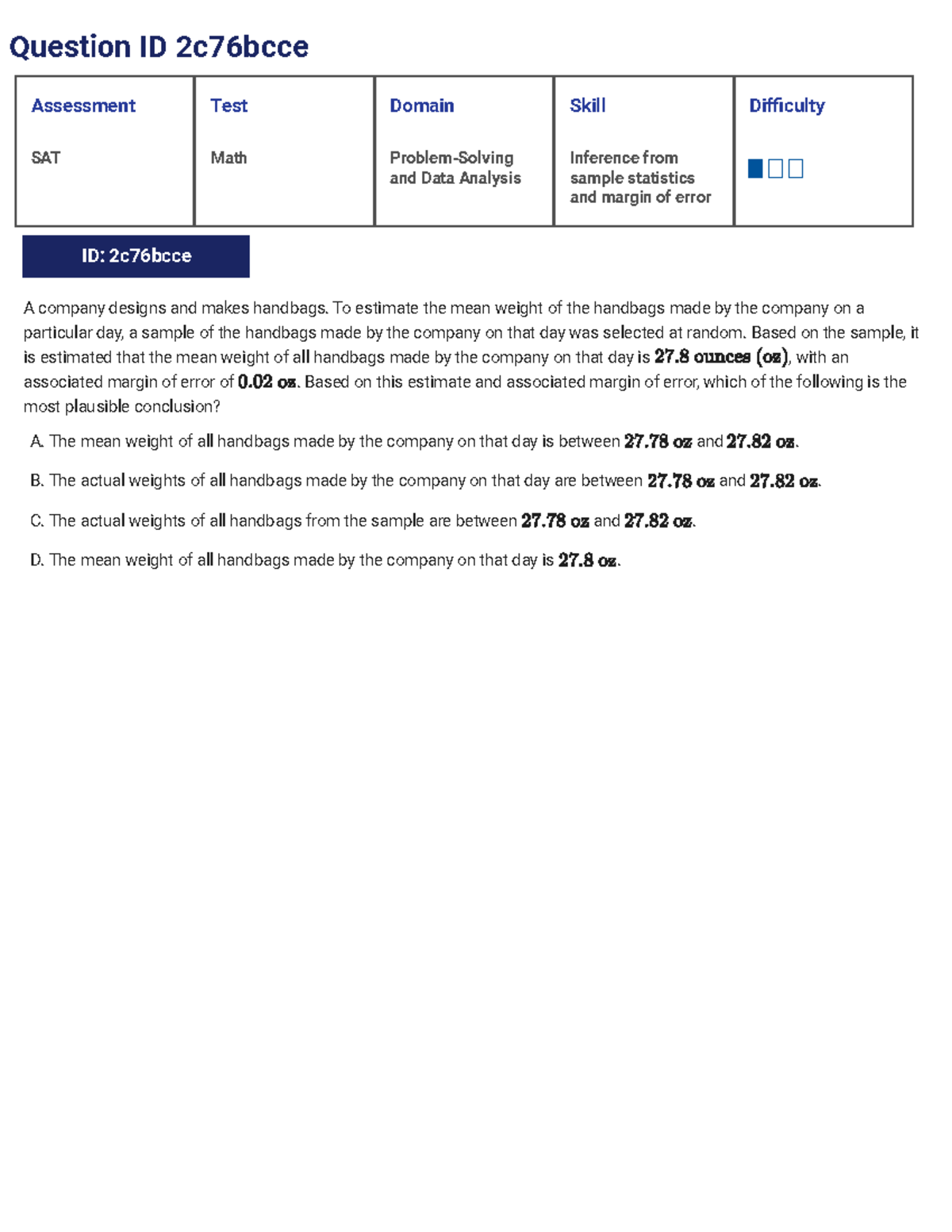 NEW Problem Solving SAT Math & Data Analysis - NO Answers - Studocu