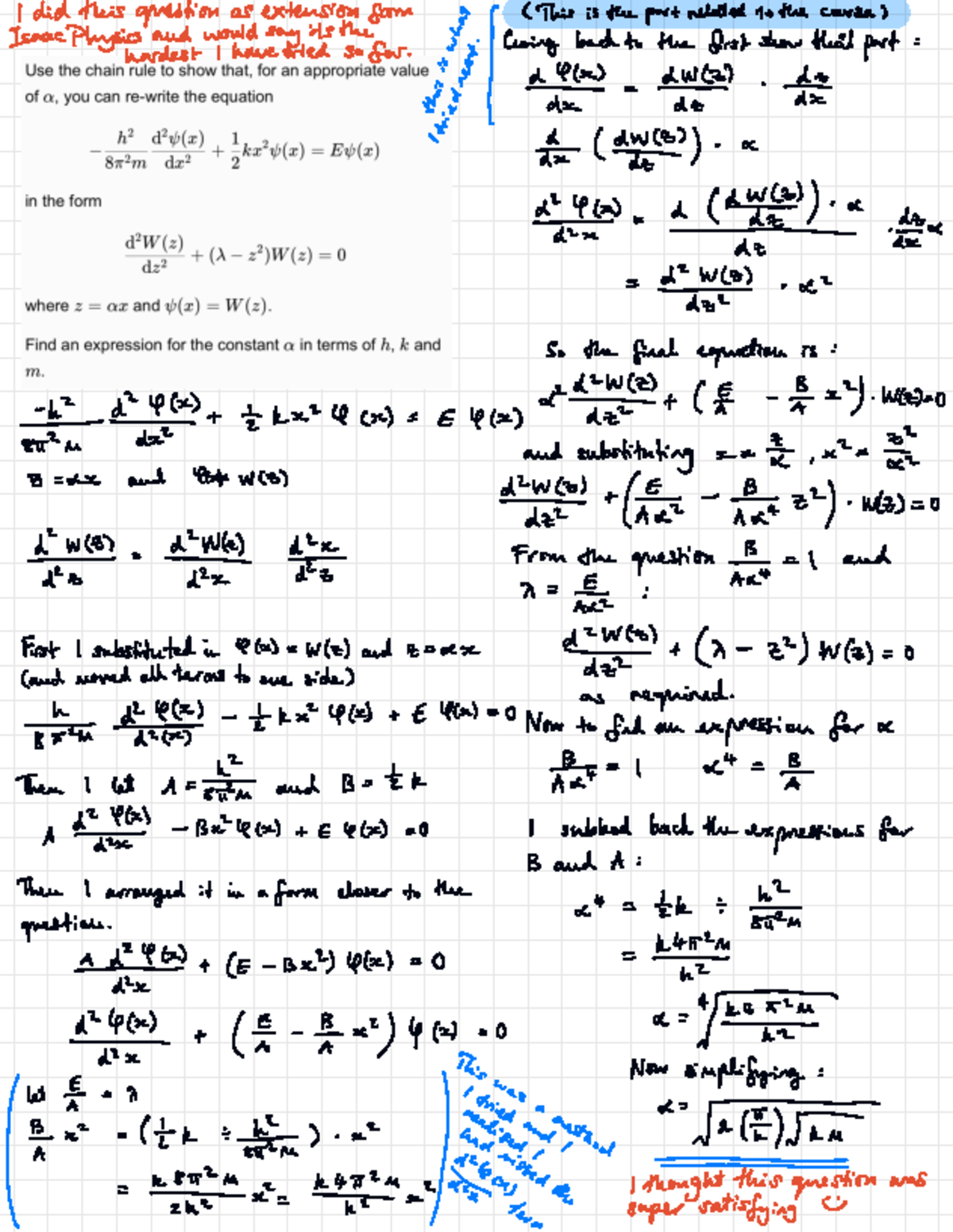Isaac Physics Problem Solving - Detailed Answer Analysis - Studocu