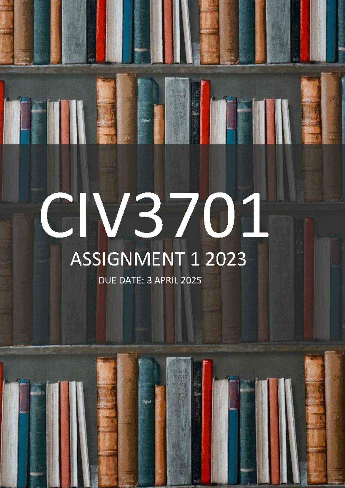 CIV3701 Assignment 1 Memo: Methods to Reform Civil Procedure 2025 - Studocu
