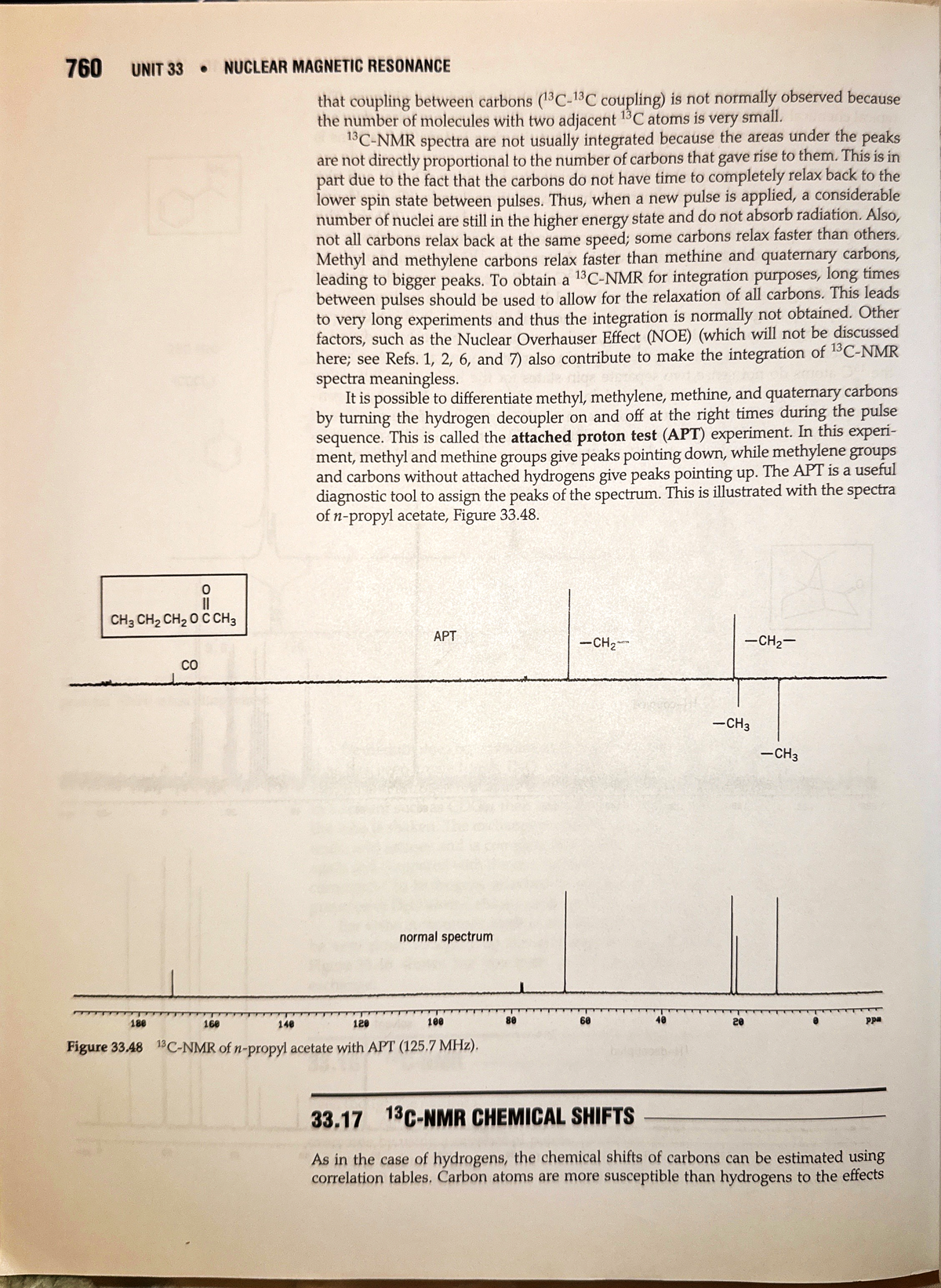 C13 NMR Spectroscopy: Coupling, Chemical Shifts & APT Insights - Studocu