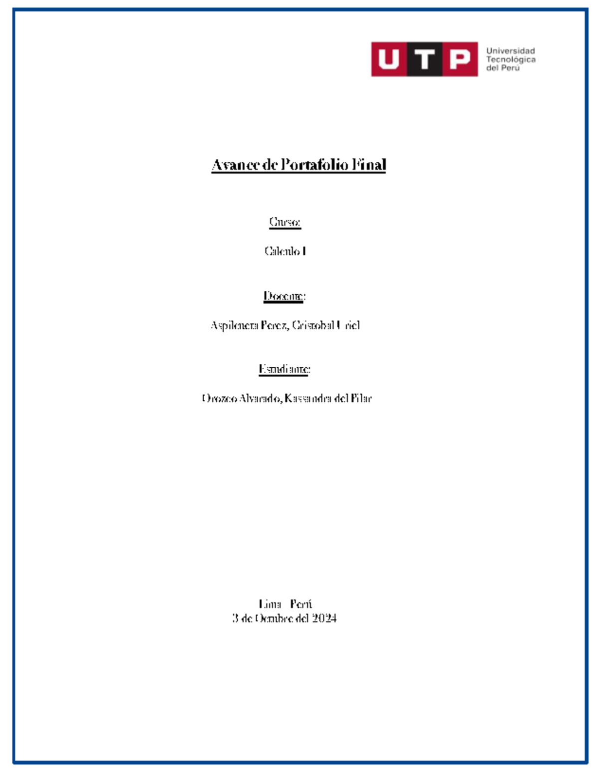 Avance de Portafolio Final - Cálculo I - Informe sobre Envases de Leche ...