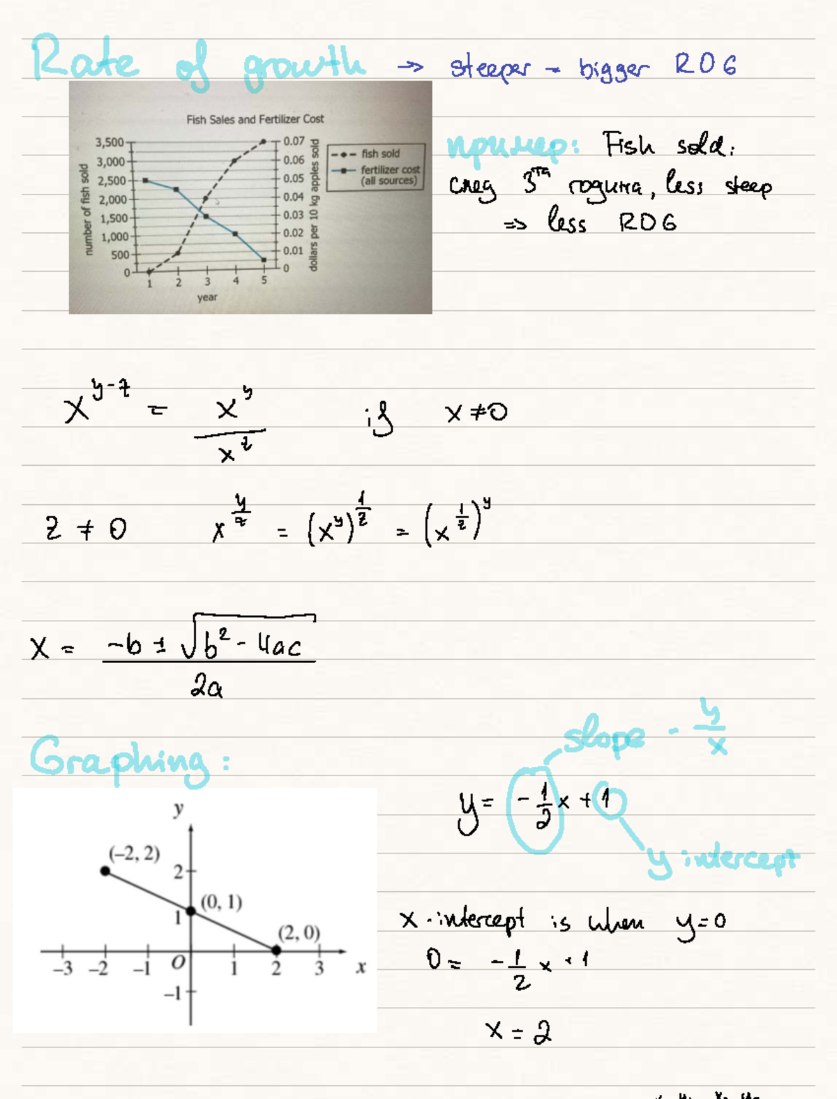 Math 101 - Summary of Data, Functions & Graphs Concepts - Studocu