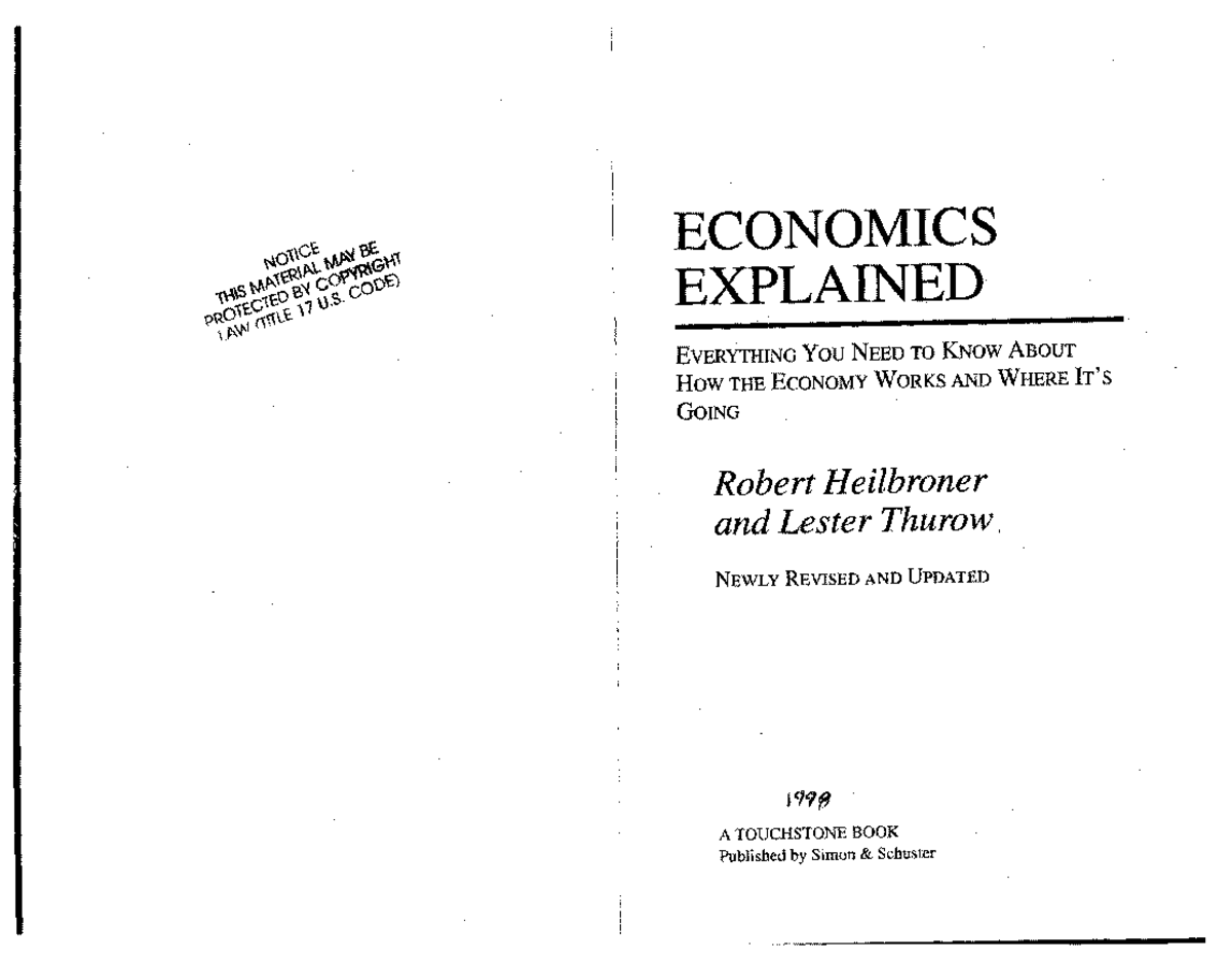 Three Great Economists: Insights from Smith, Marx, and Keynes (ECO 101 ...