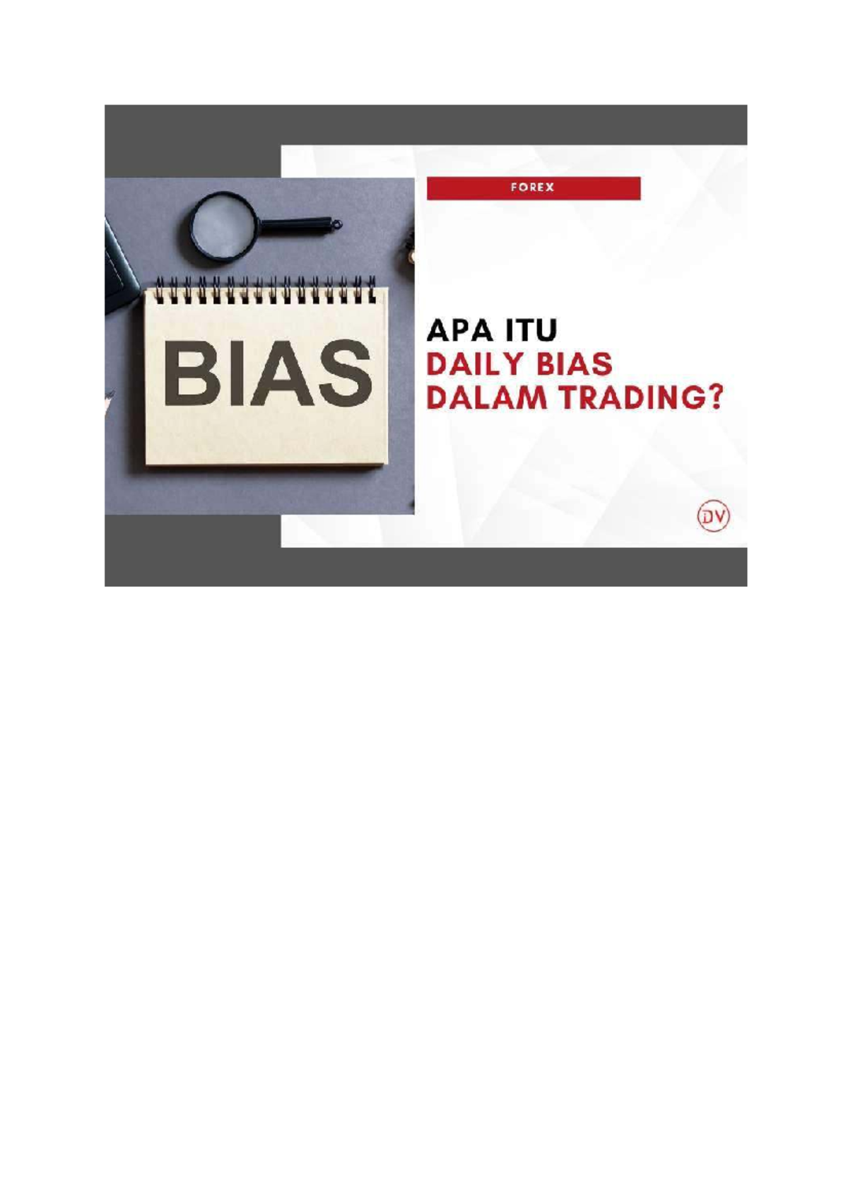 DAILY BIAS FRAMEWORK: HTF ALIGNMENT ANALYSIS (WIB) - Studocu