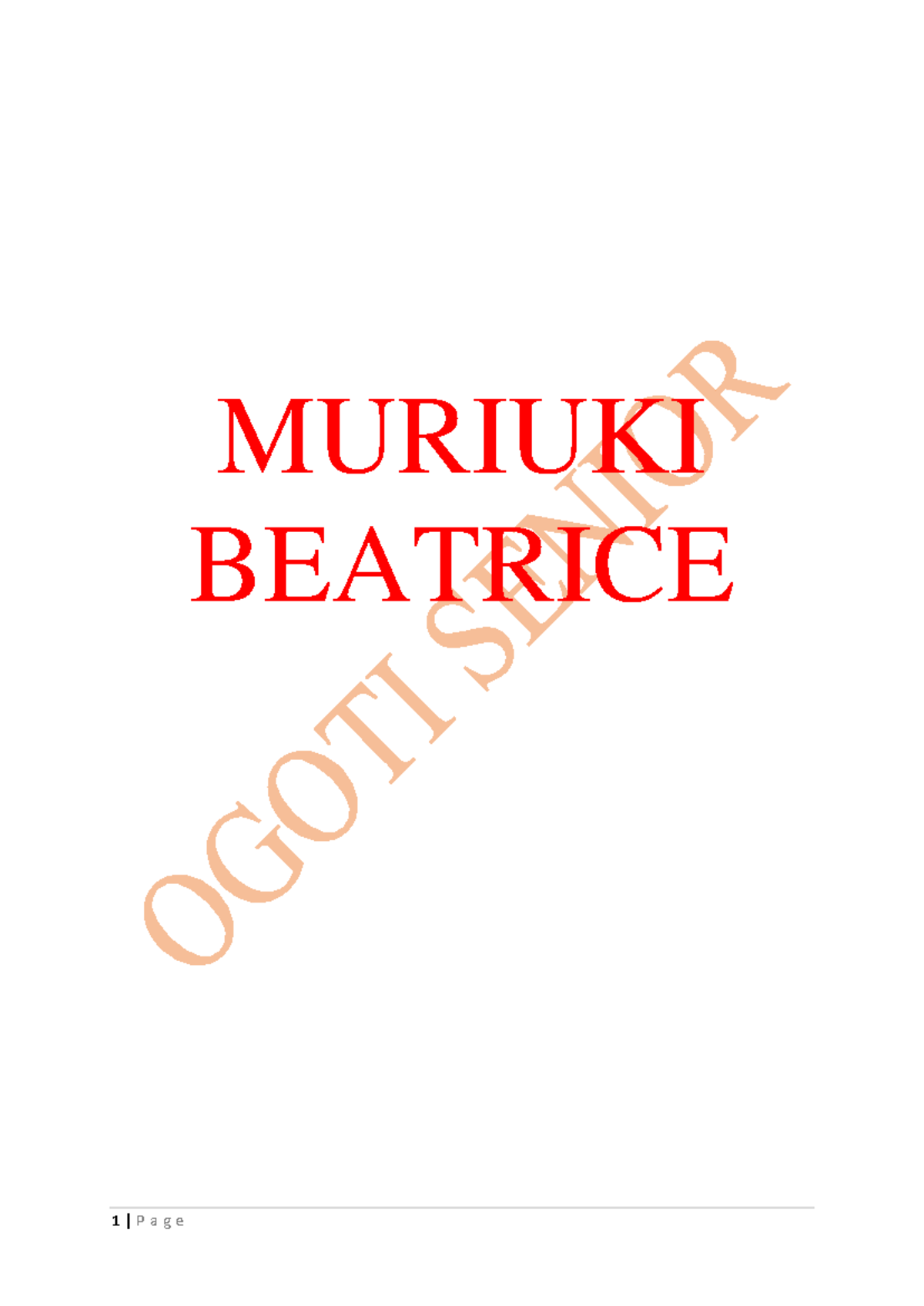 Geog Bk3 - Mr. Ogoti R - Action of Rivers Study Notes - Studocu
