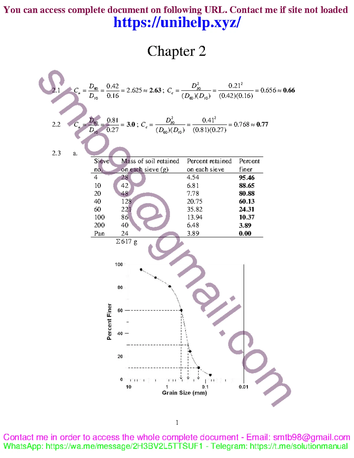 Sample - Solution Manual for Structural Analysis 6th SI by Aslam Kassimali - Chapter 2 2. Beam ...