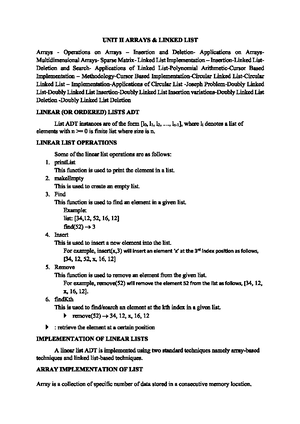 Data Structures And Algorithms - 18CSC201J - Studocu