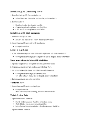 Mongo DB manual - || Jai Sri GuruDev|| Sri AdichunchanagiriShikshnan ...