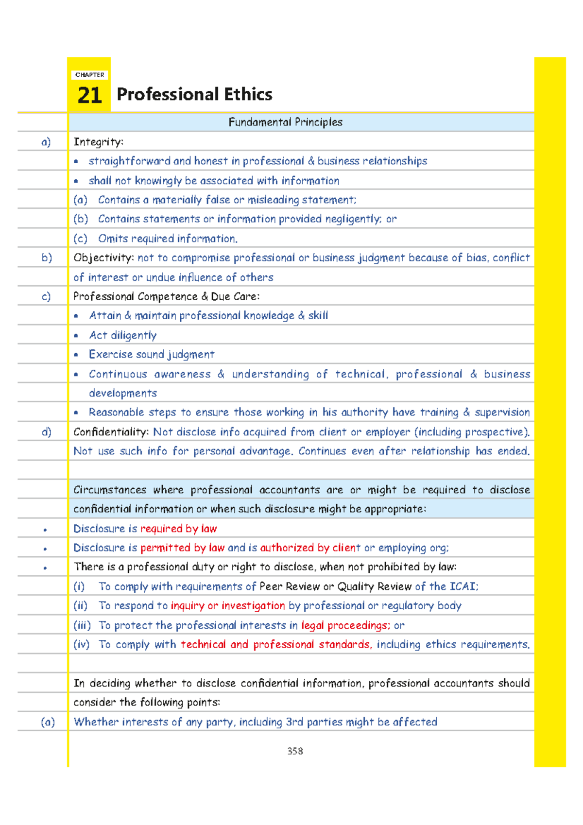 PE Ethics 2023: Comprehensive Notes on Professional Conduct - Studocu