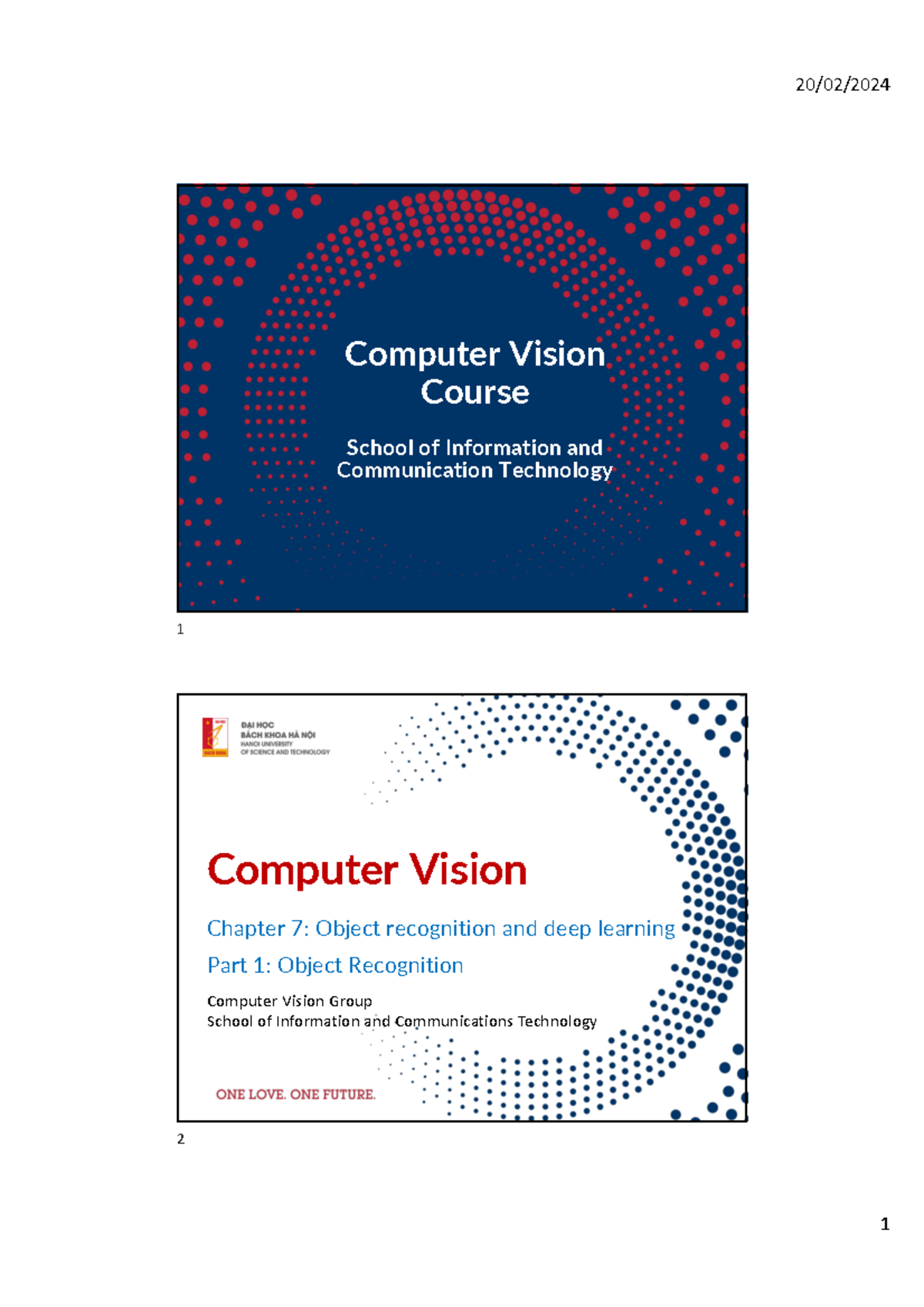 Chap7 - Chapter 7 part 2 - Computer Vision Course School of Information ...