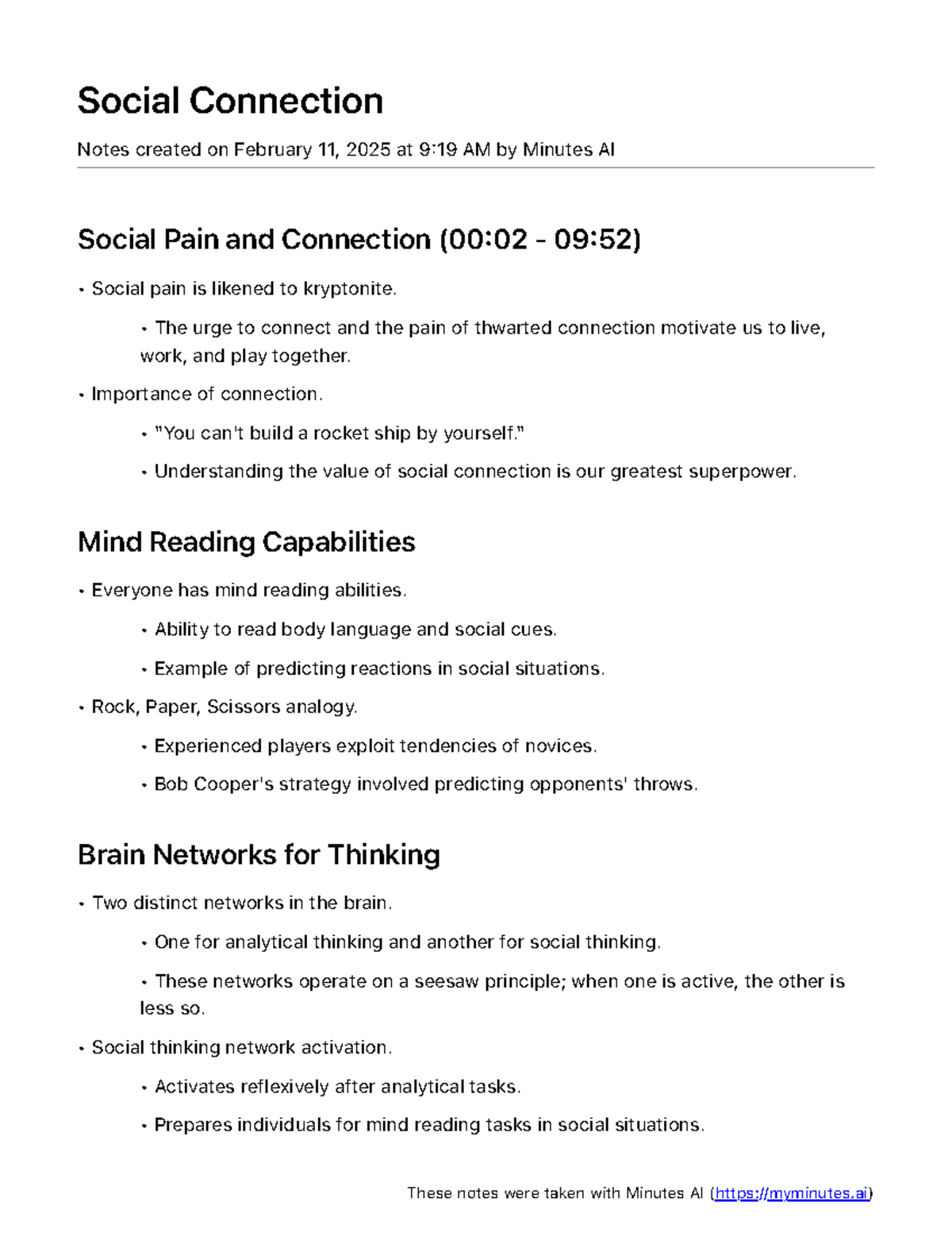 Social Connection Notes - AI Insights on Social Pain & Interaction ...