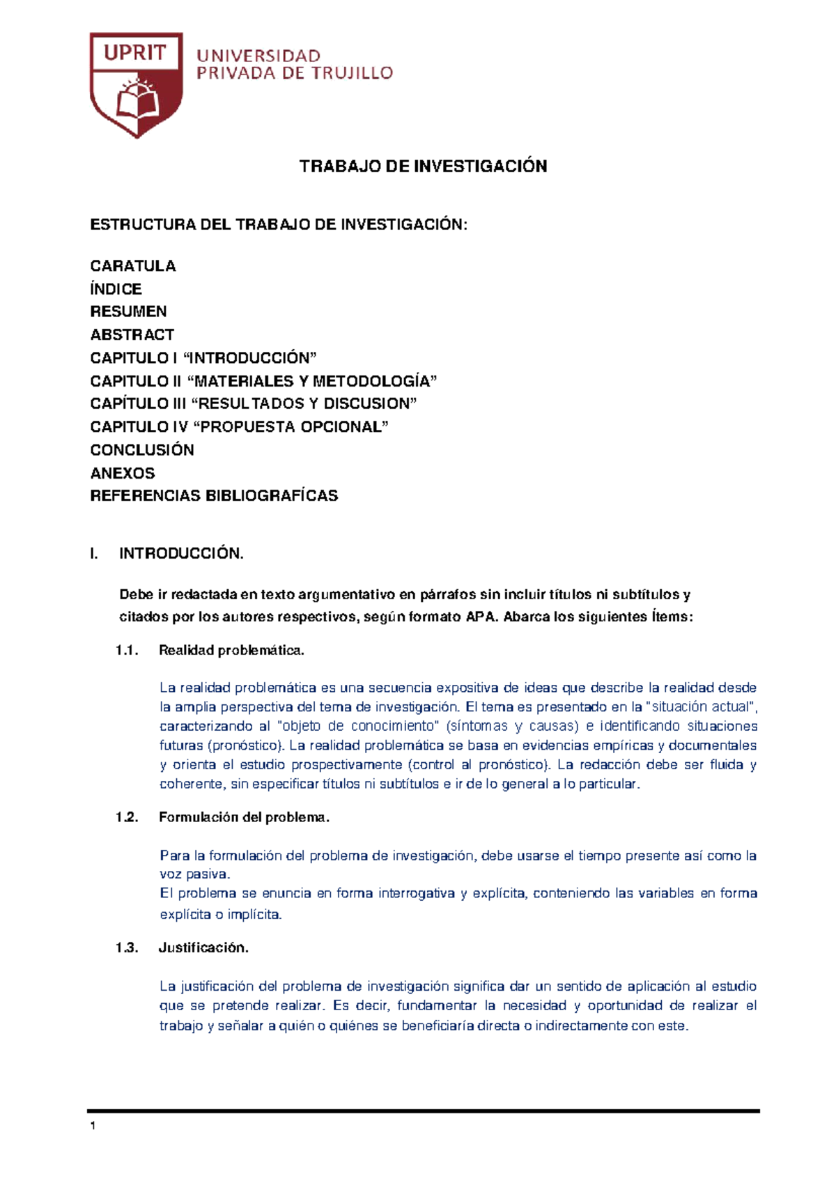 Formato de Tesina - Ejemplo Detallado del Trabajo de Investigación ...