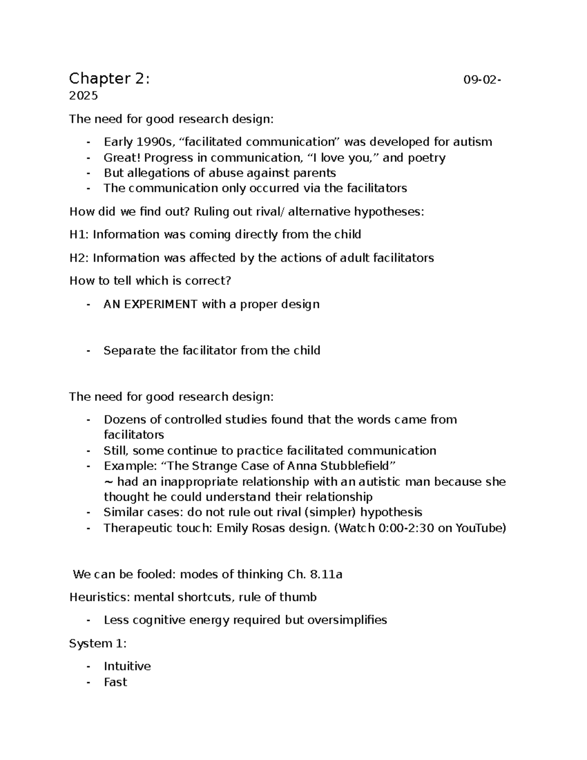 Chapter 2: Research Design & Methodologies in Psychology (PSY 2025) - Studocu