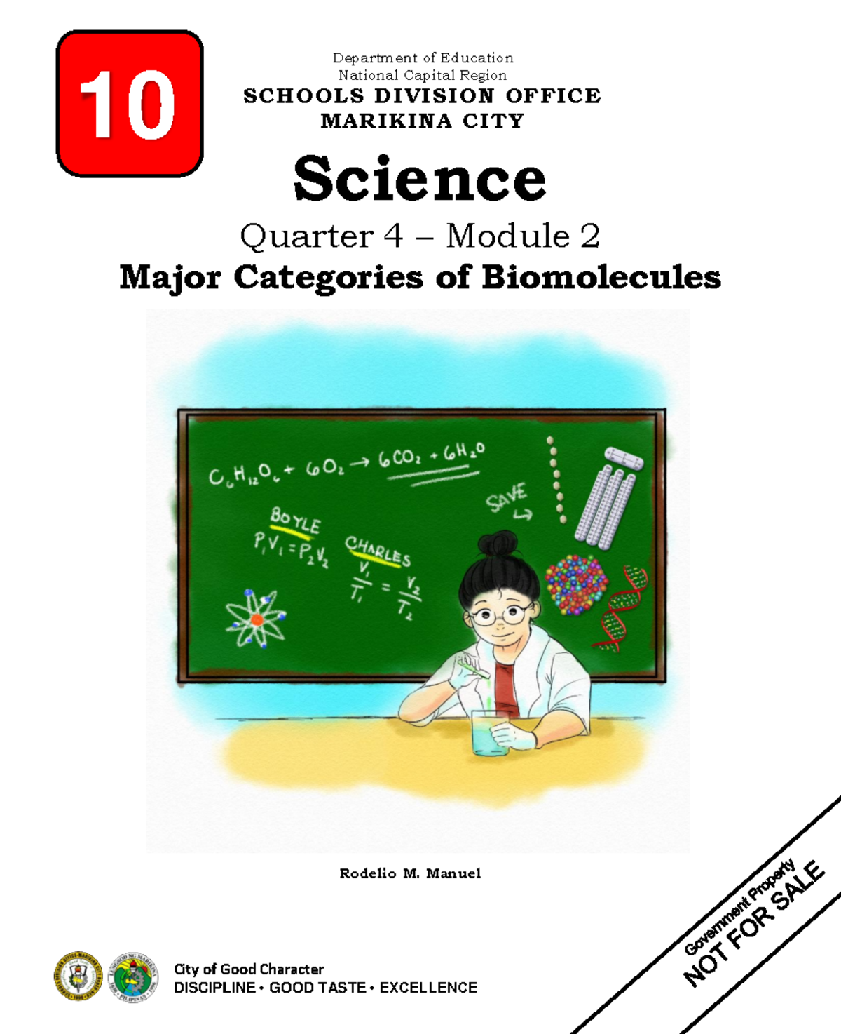 SCI10 Q4 M2 Understanding Major Biomolecule Categories and Functions ...