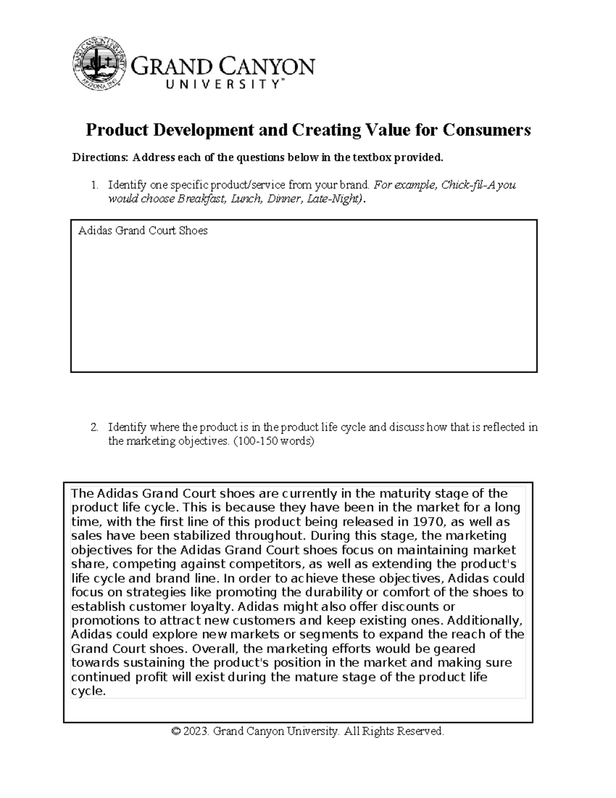 Marketing Plan Analysis: Adidas Grand Court Shoes in Product Life Cycle ...