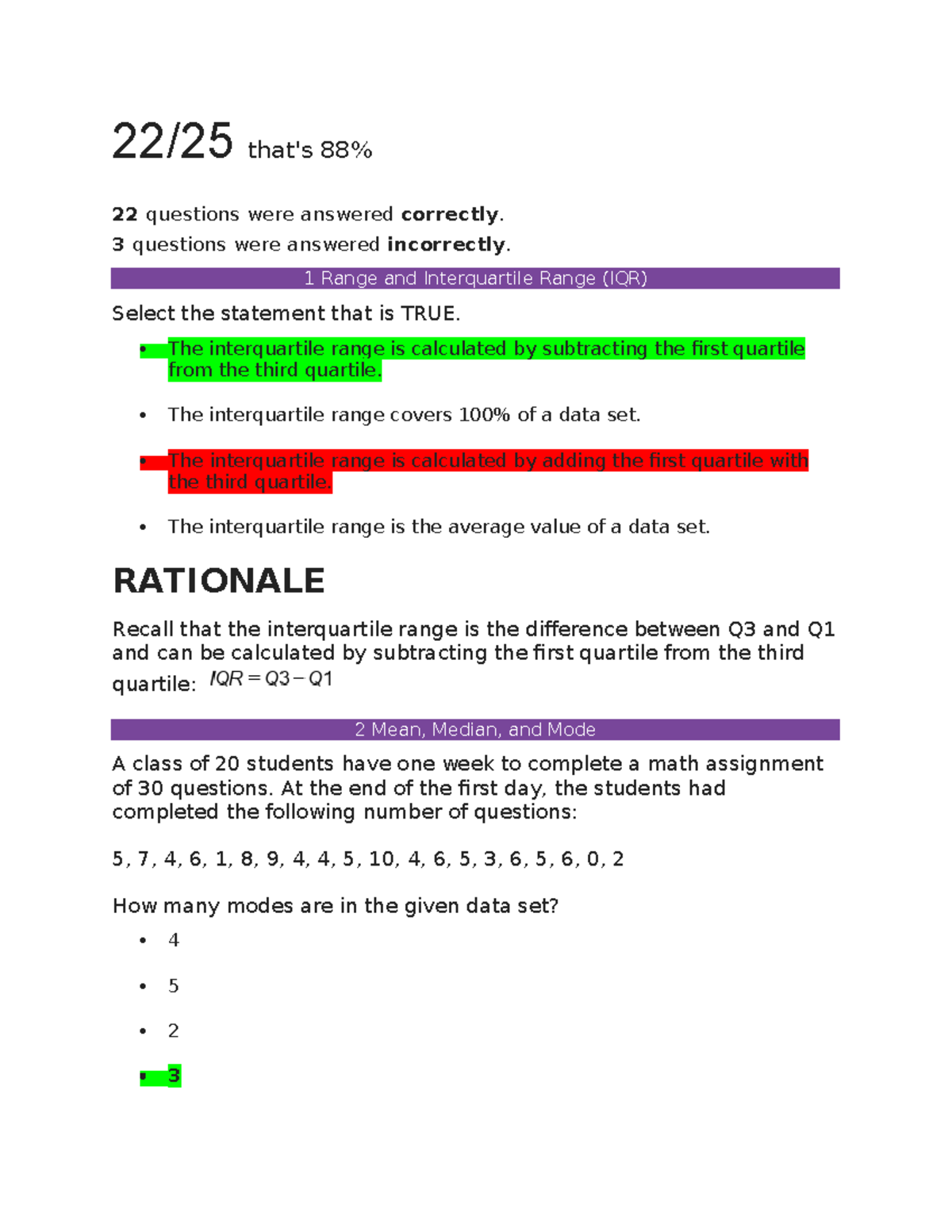 MAT 240 Unit 2 - Milestone 2 Test Review and Solutions - Studocu