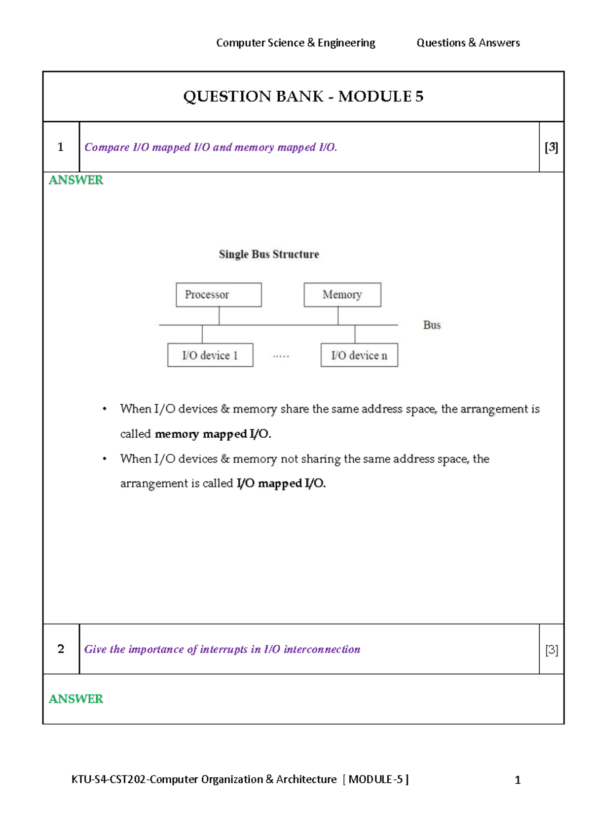 Module-5 Q&A PDF - MAT206 Graph Theory, Previous year question paper ...