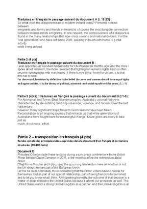 Oral amc docs - Documents pour oal bac amc - Enseignement de spécialité LLCER anglais, monde ...