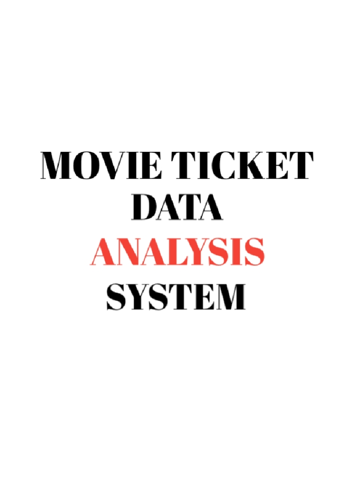 Movie Ticket Booking System Project - Class 12 IP 2024 - Studocu