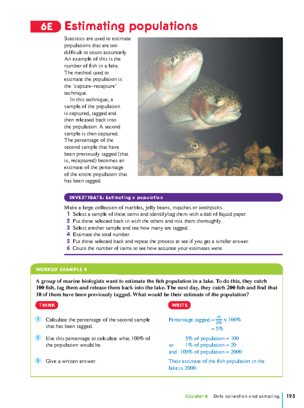 Capture-Recapture Exercise: Estimating Populations (6e) - Studocu