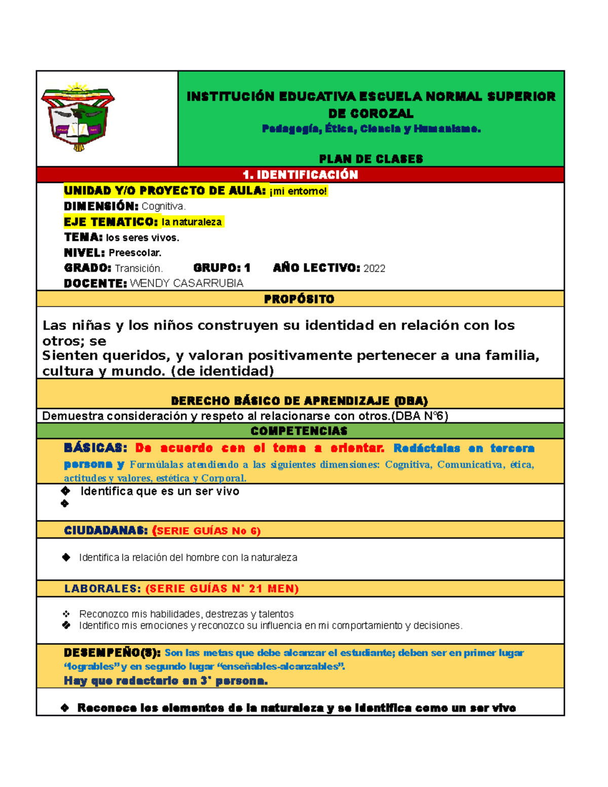 Plan De Estudios De Ciencias Para Preescolar Niñas En La Ciencia: