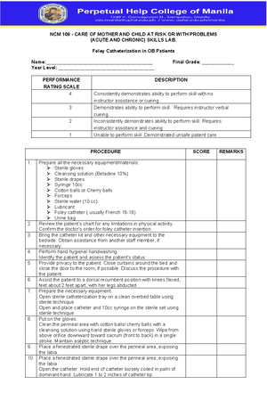 NCP 2 of 2- p3 pdf - Nursing care plan: Umbilical Cord Prolapse Patient ...