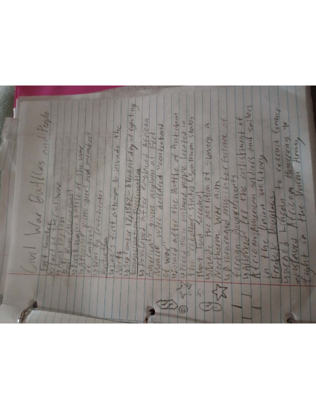 Final Exam Study Guide for Course XYZ: Civil War Battles & Key Figures ...