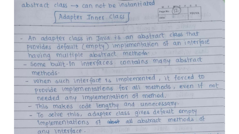 Java Unit 5: Understanding AWT, Swing, and MVC Architecture - Studocu