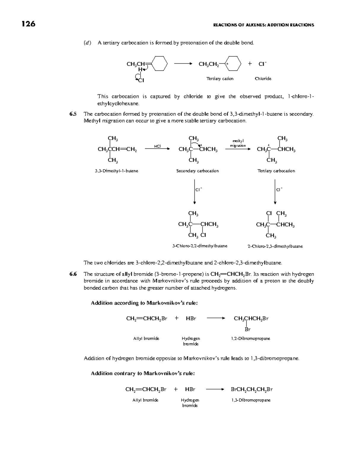 Organic Chemistry 4th Ed: Alkenes Addition Reactions (2021) - Studocu