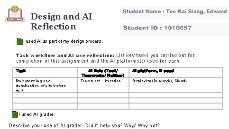 AI Individual HW Reflection: Design Process & Grader Insights - Studocu