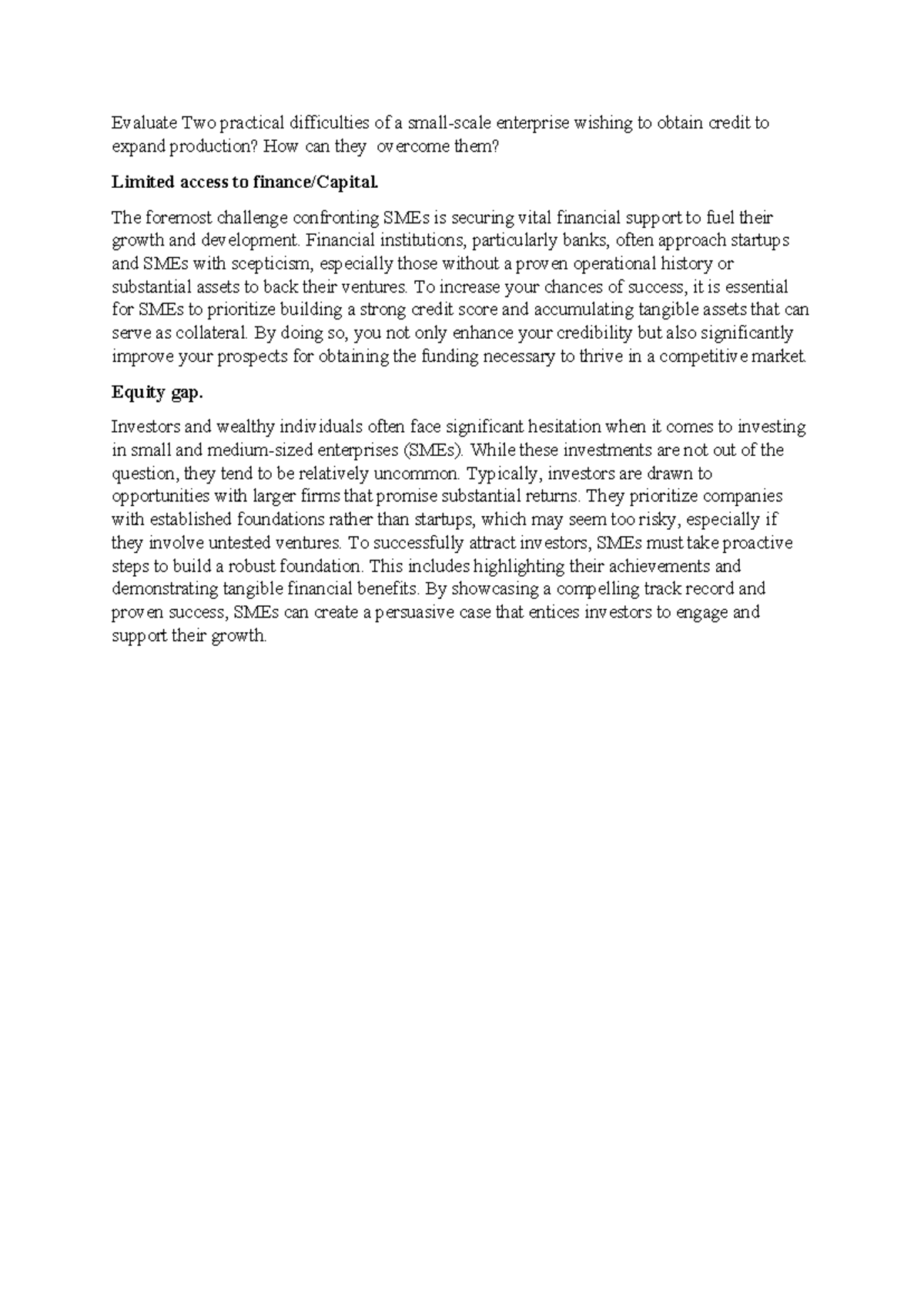 Challenges and Solutions for SMEs in Securing Credit - Business Finance ...