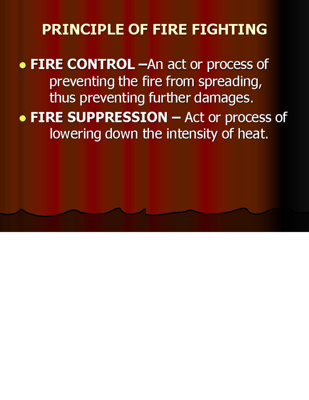 Principles of Firefighting: Control, Suppression, and Operations - Studocu