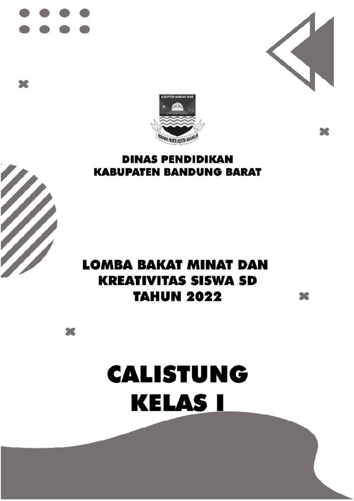 Soal Berhitung Tahap I: Lomba Calistung Kelas I SD 2022 - Studocu