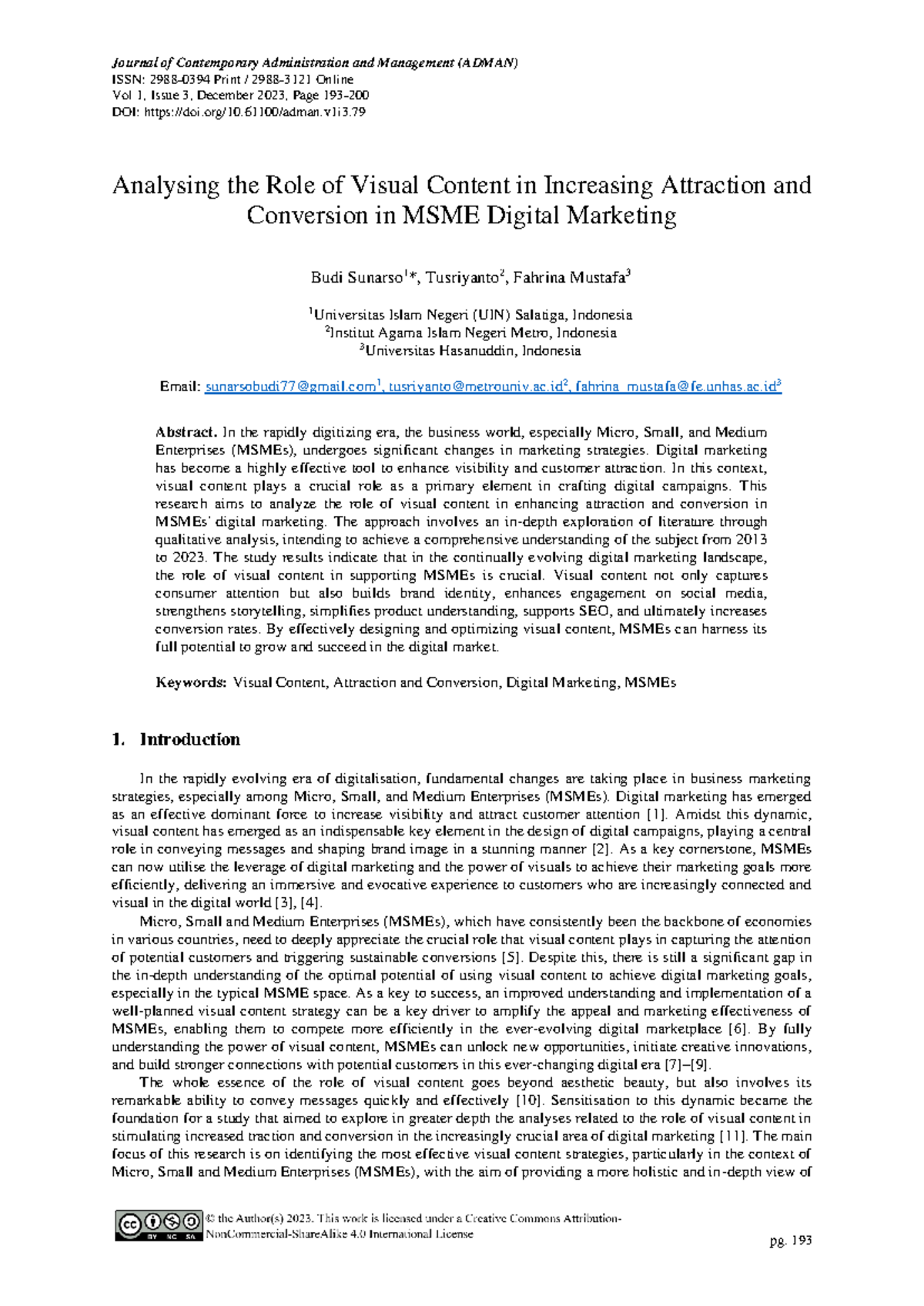 Maximizing Attraction & Conversion: Visual Content in MSME Digital MKTG ...