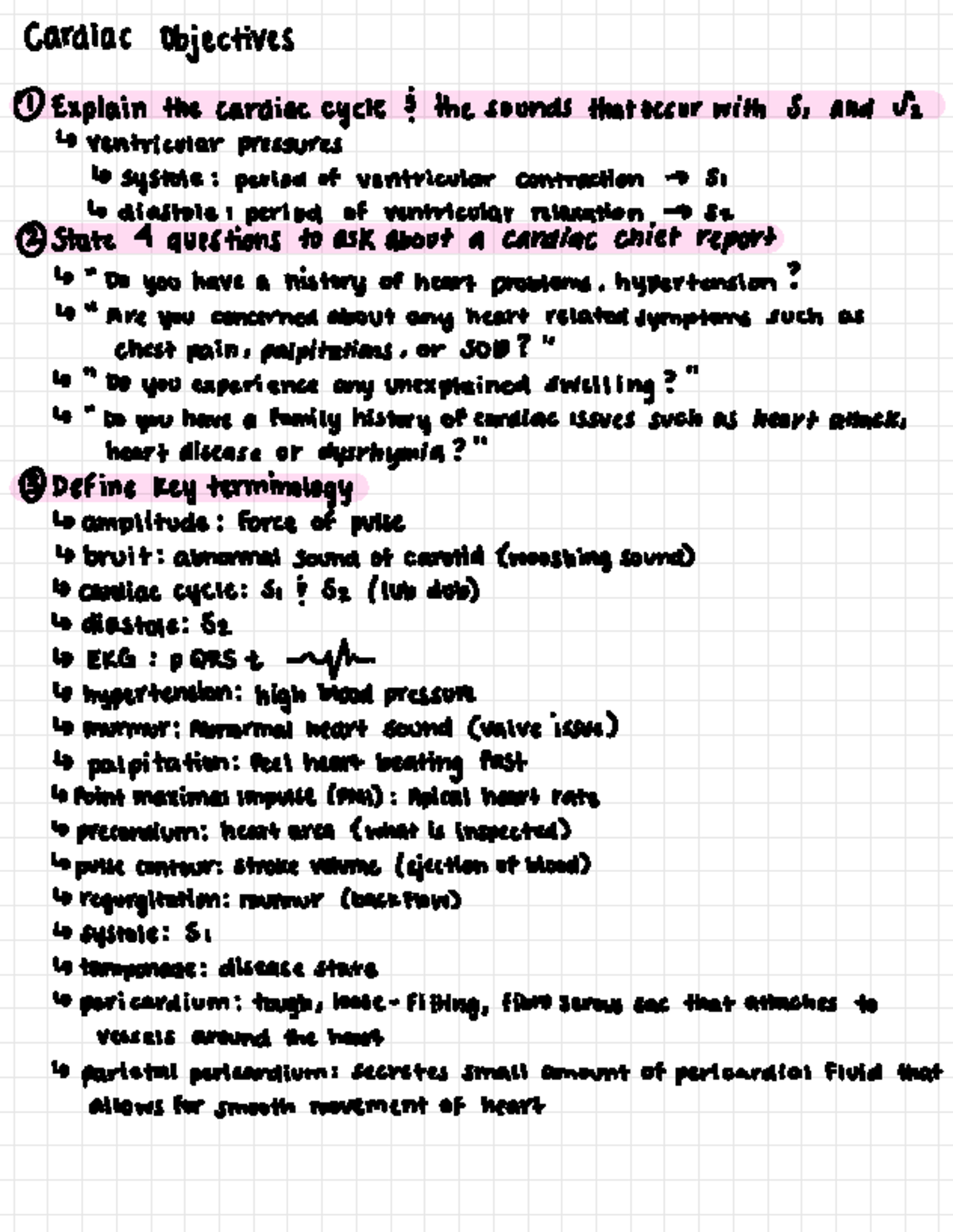 Cardiac Exam Techniques & Assessment Fundamentals (NUR 101) - Studocu