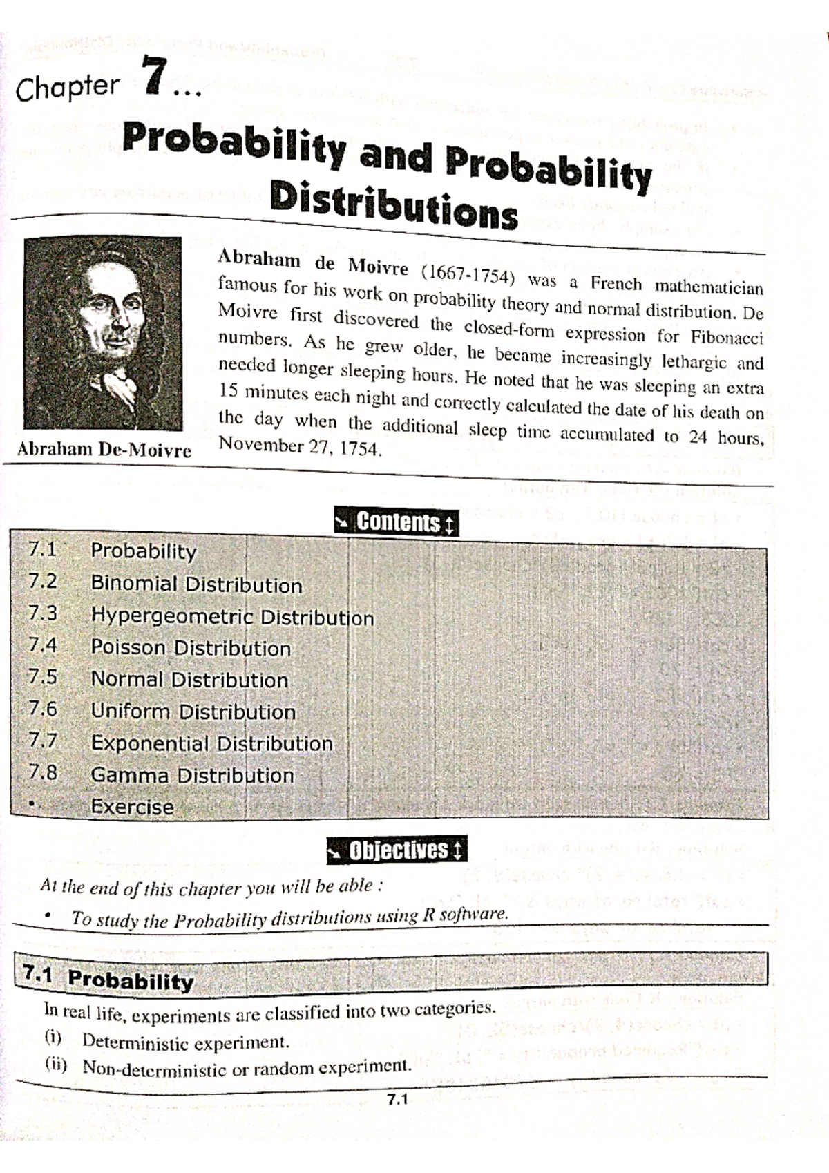 Chapter 7: Probability & Distributions in R (Unit 3) - Studocu
