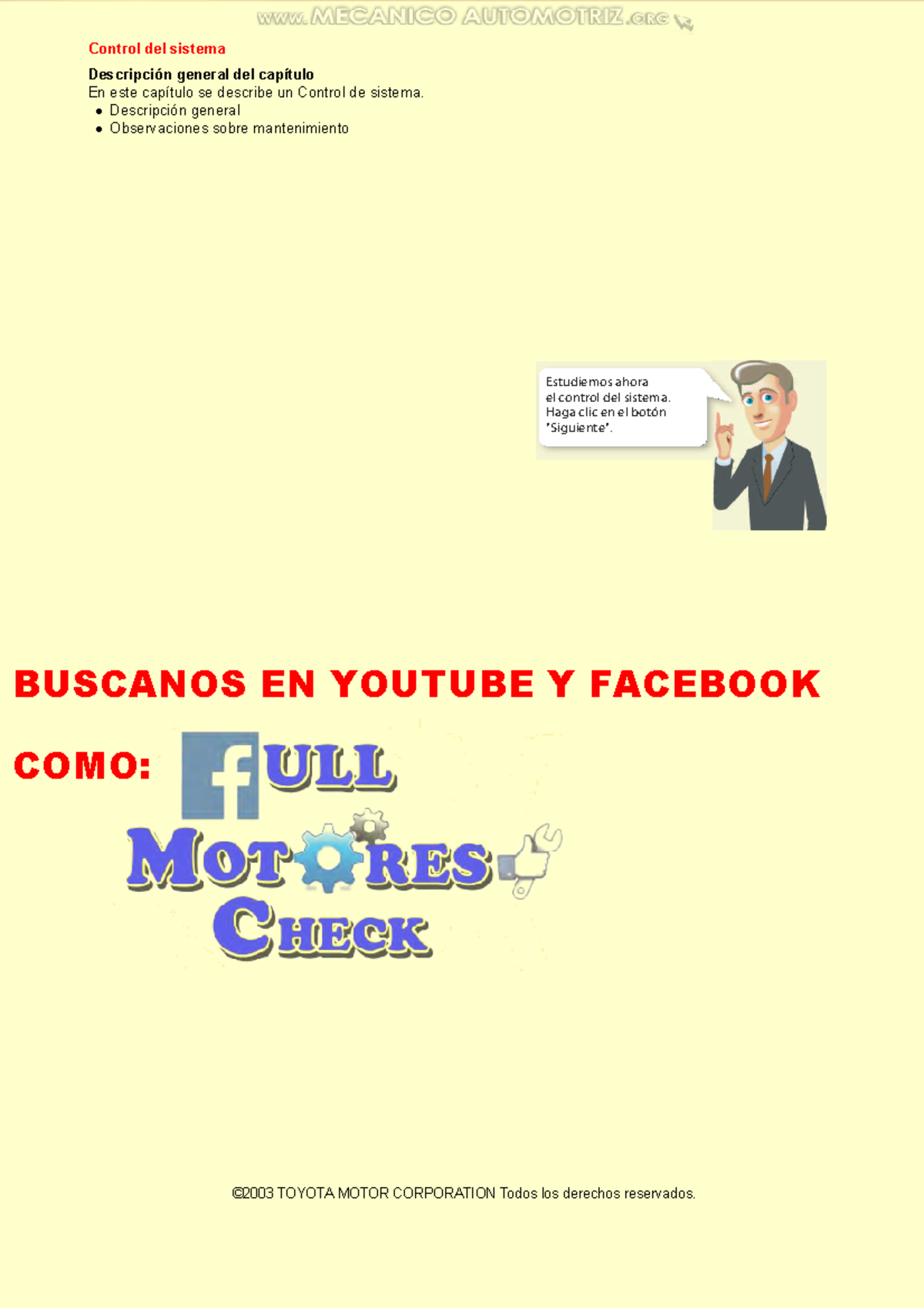 Manual control sistema mecanico diesel motor componentes diagrama mando ...