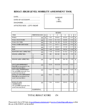 Charts-for-Fall-Prevention-Strategies - Objective: Balance Grading ...
