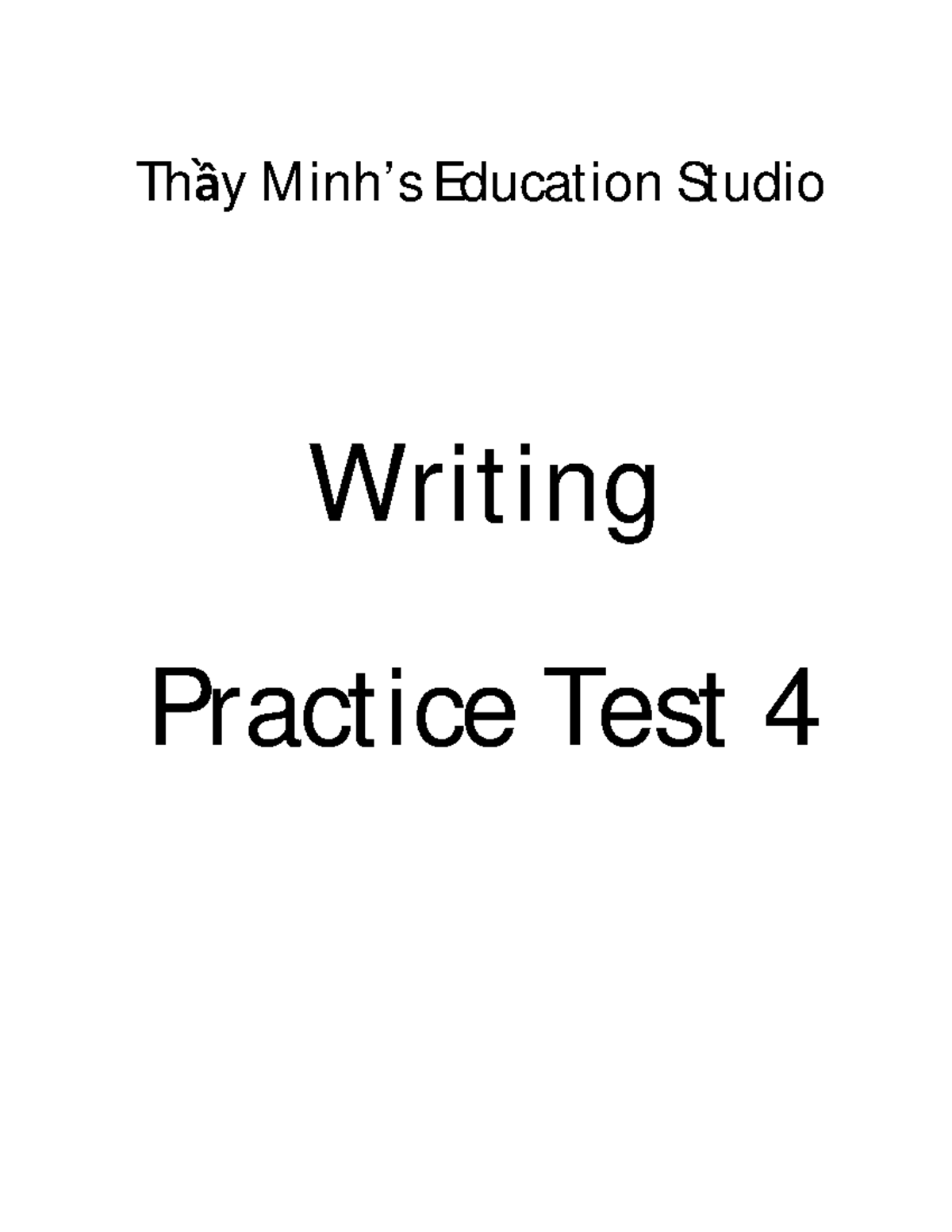 Writing Practice Test 4: Urban Forestry and Environmental Insights ...