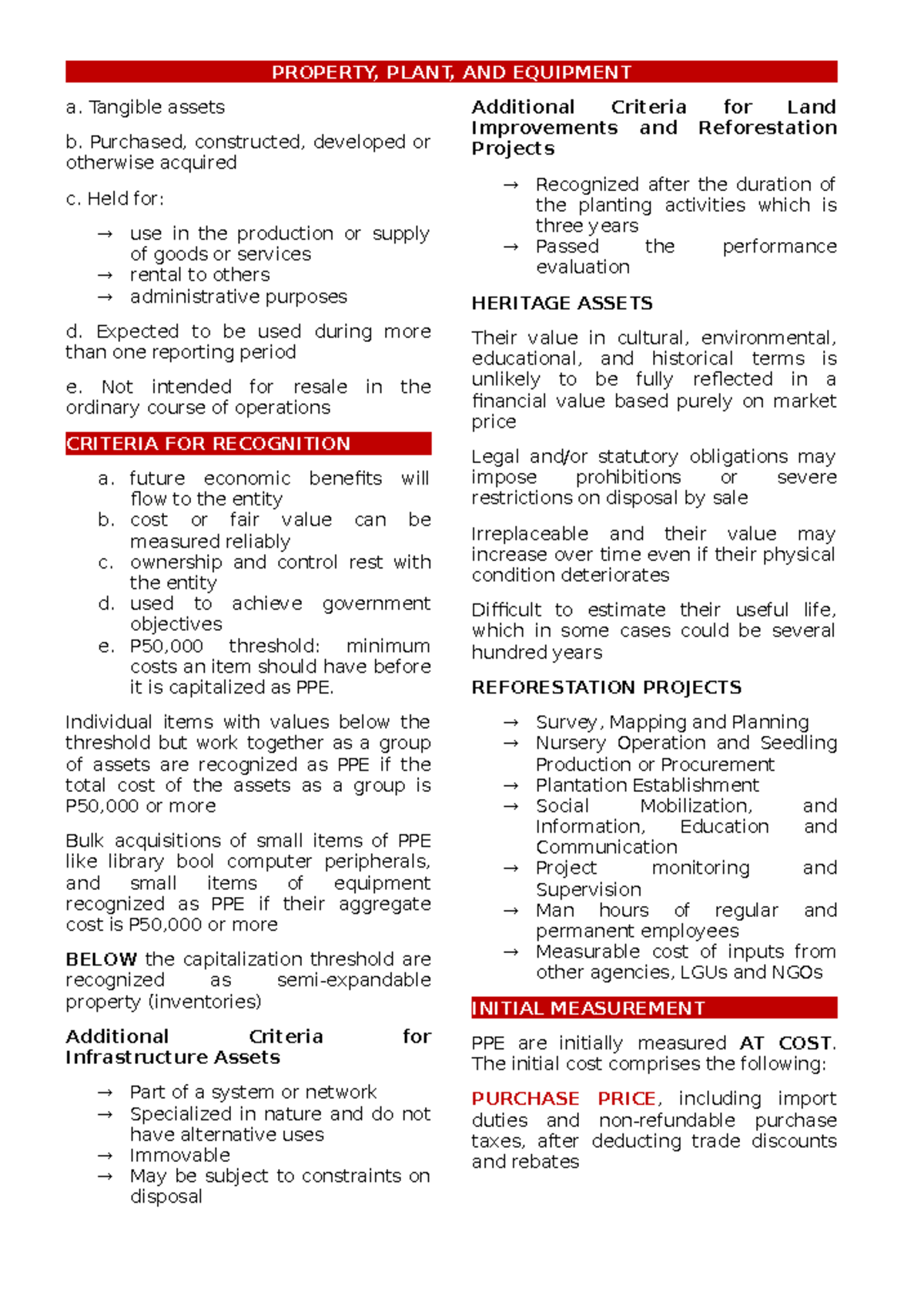 PPE - ACOO OTES PPE GOV ACCO - PROPERTY, PLANT, AND EQUIPMENT a ...