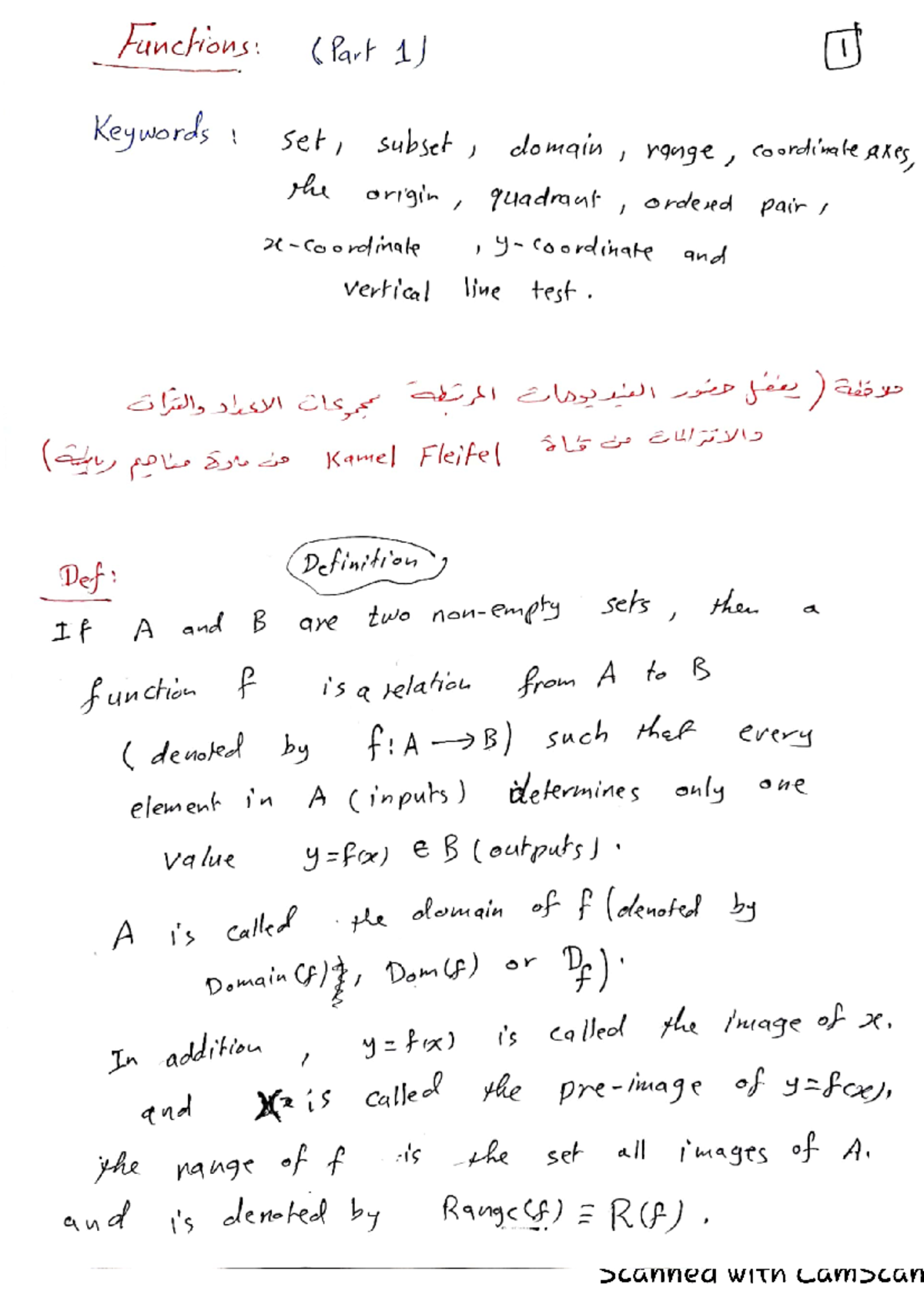 Functions (Part 1) - Summary of Discrete Math Concepts - Studocu