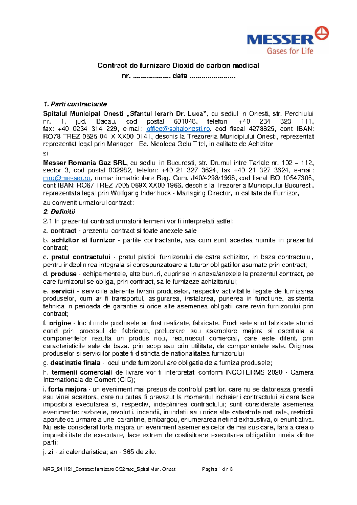 MRG_241121_Contract de Furnizare Dioxid de Carbon Medical - Spital Mun ...
