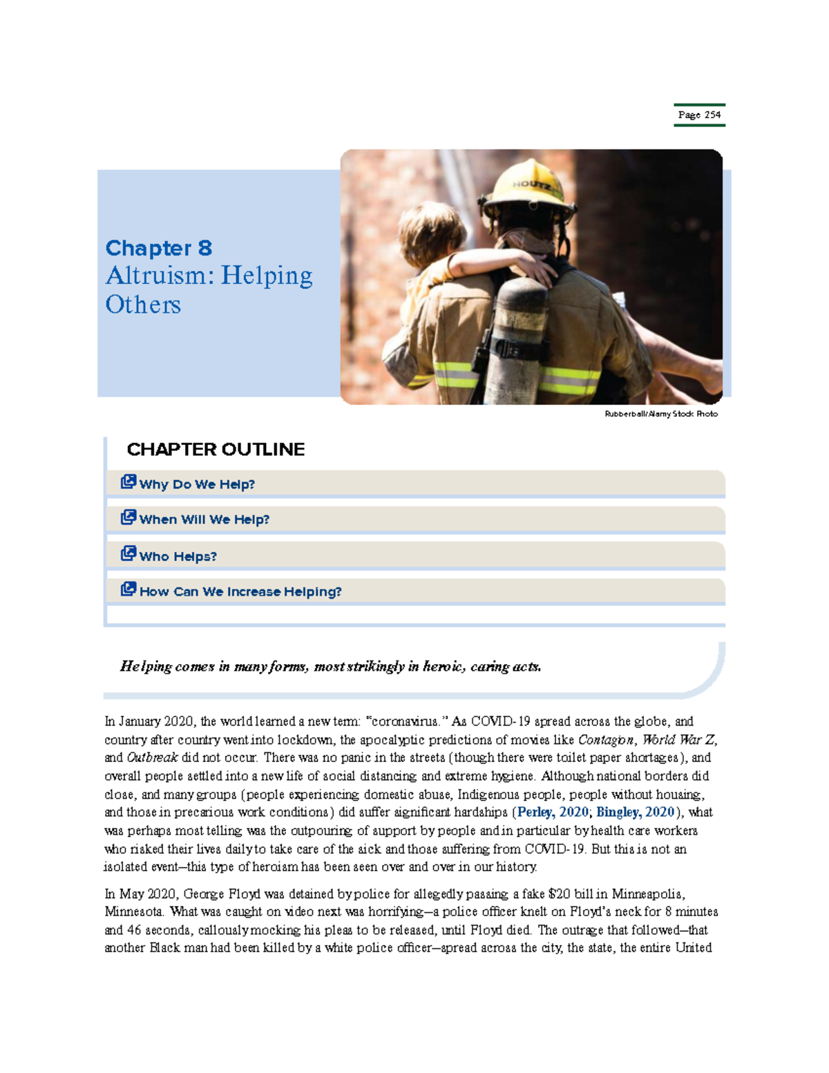 Altruism: Understanding Helping Behavior - PSY 101 Chapter 8 Notes ...