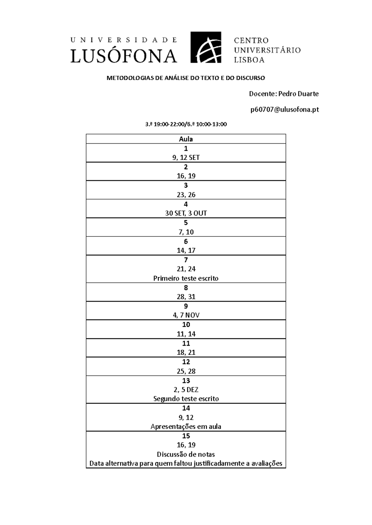 MATD - PowerPoint: Metodologia de Análise do Texto e Discurso - Studocu