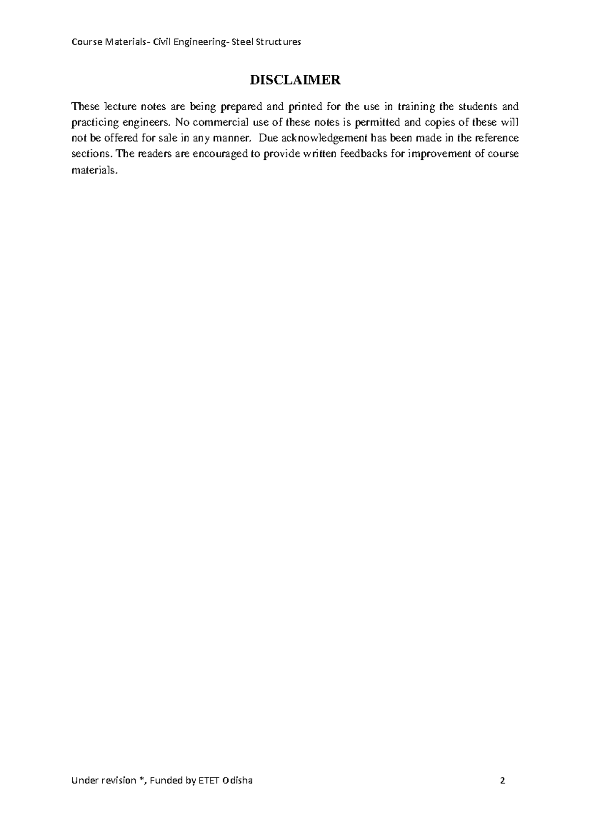 Bce 309 Steel Structures Comprehensive Lecture Notes And Overview